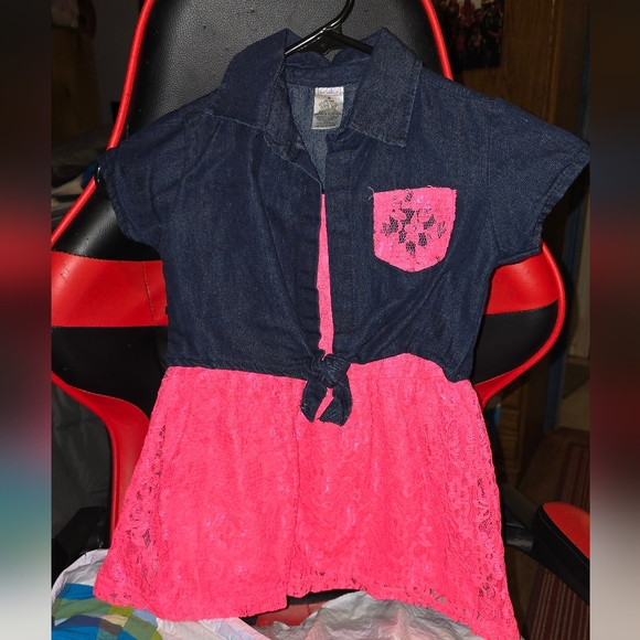 Swiggles | Dresses | Swiggles Kids Casual Dress Navy And Pink | Poshmark
